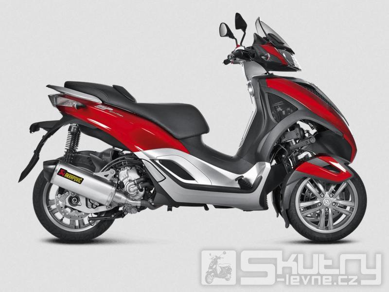Sportovní výfuk Akrapovič - Piaggio MP3 Yourban 300 / 300 LT | Skutry.cz